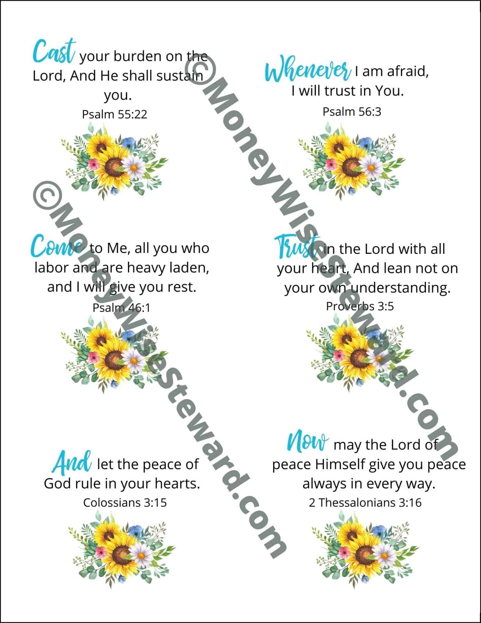 10 Free Printable Bible Verses That Will Bless You