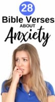 28 Bible Verses about Anxiety Plus! Free Printable