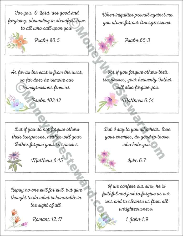 Huge List of Completely Free Bible Printables
